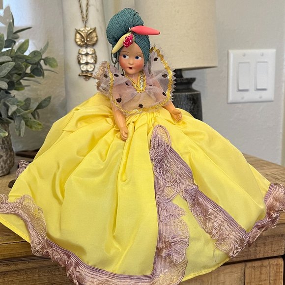 Vintage | Toys | Vtg Marcie Doll In Yellow Dress 7 2 Tall | Poshmark